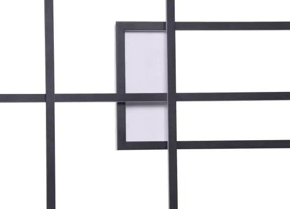 LED nástěnné svítidlo Quadratus černé