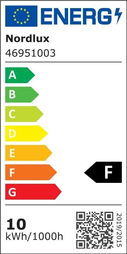 NOR 46951003 Venkovní nástěnné svítidlo Artego 1x8W LED černá - NORDLUX