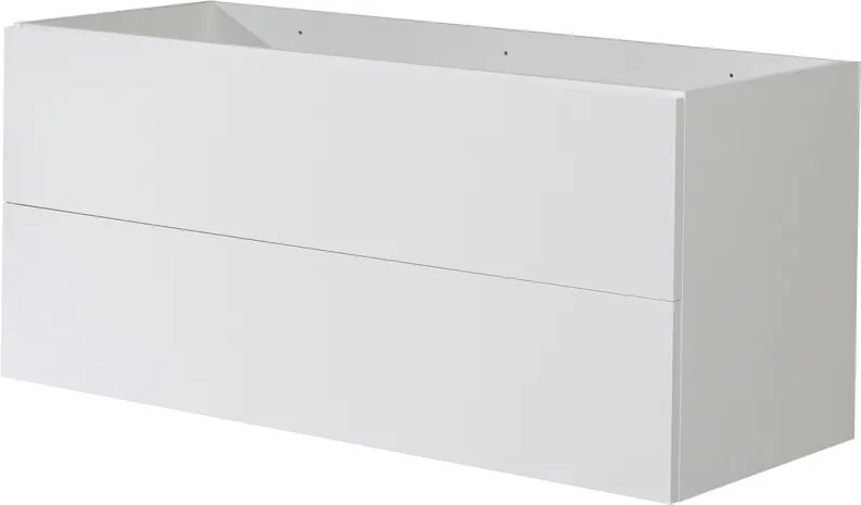 Mereo Mereo, Aira, koupelnová skříňka 121 cm, bílá, dub, šedá, CN713S