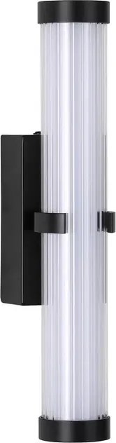 Searchlight 63124-1BK Nástěnné LED svítidlo CLAMP černé 32cm IP44