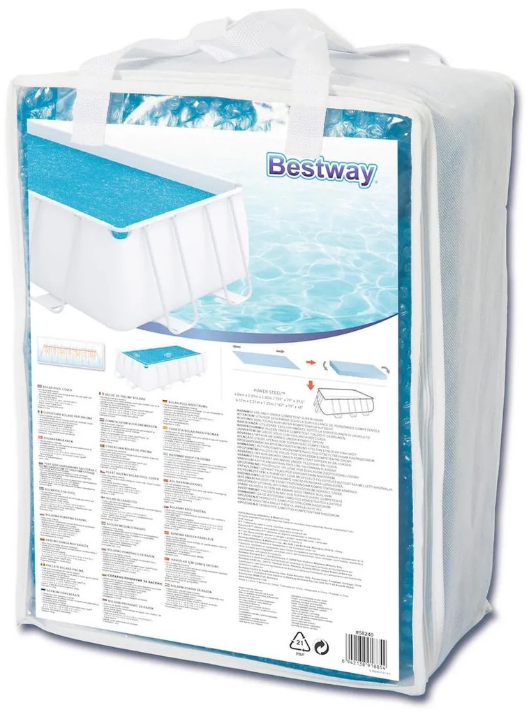 Solární plachta na bazény 404 x 201 cm Bestway 58240