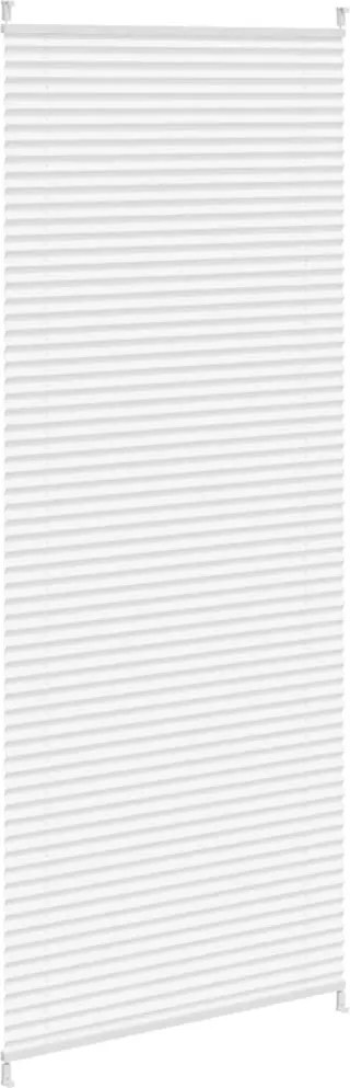 Plisovaná roleta 90 x 200 cm bílá 240608
