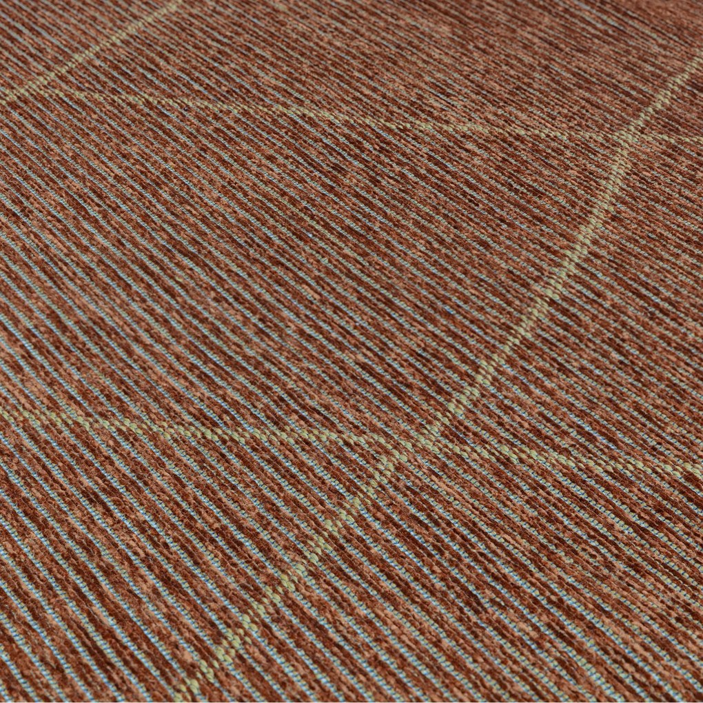 Tribeca Design Kusový koberec Fugali Terracotta Rozměry: 120x170 cm