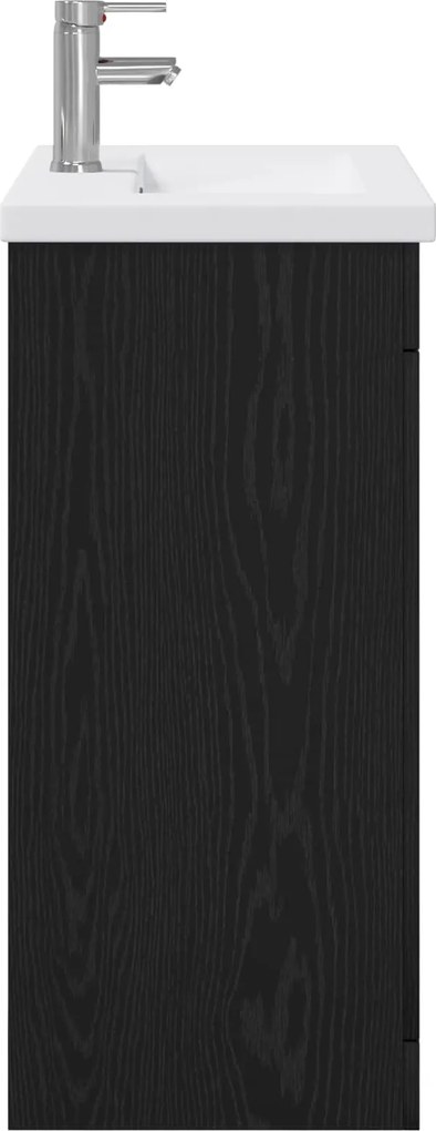 Sada koupelnového nábytku Černý dub 81 x 40 x 84,5 cm 3404359
