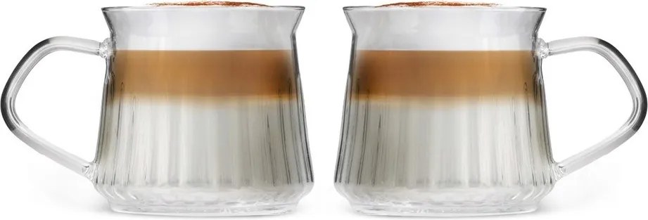 Dvoustěnné hrnky na cappuccino v sadě 2 ks 320 ml Mia – Vialli Design