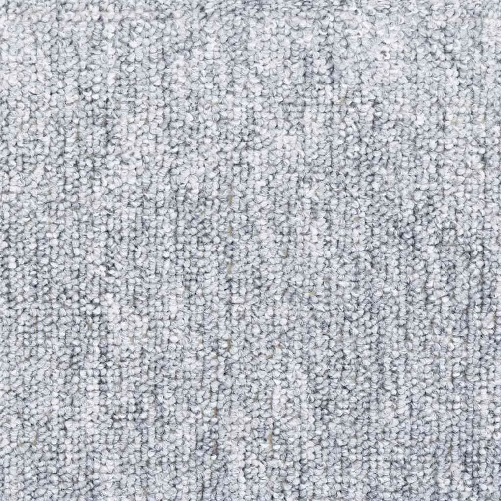 Schodové rohože 30 ks 65 x 24 x 4 cm světle šedé, půlkulaté, velké 3365752