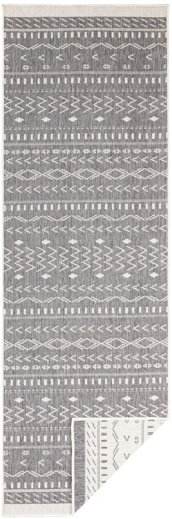 NORTHRUGS - Hanse Home koberce Kusový koberec Twin Supreme 103437 Kuba grey creme – na ven i na doma - 200x290 cm