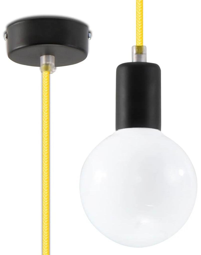 Závěsná žárovka EDISON, 1xE27, 60W, žlutá Sollux lighting EDISON SL.0153