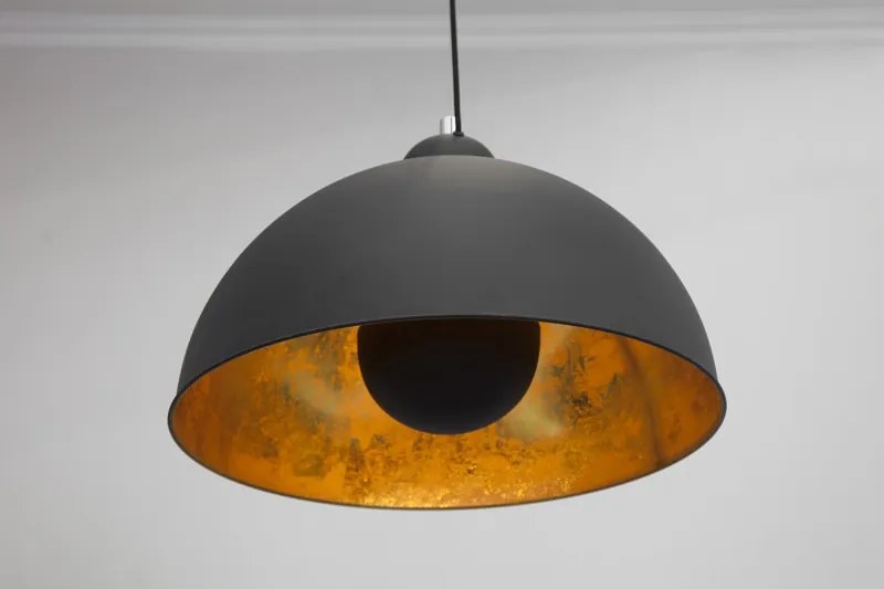 Závěsné svítidlo Studio černá / zlatá