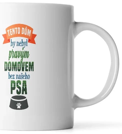 Sablio Hrnek Tento dům - 200 ml - espresso