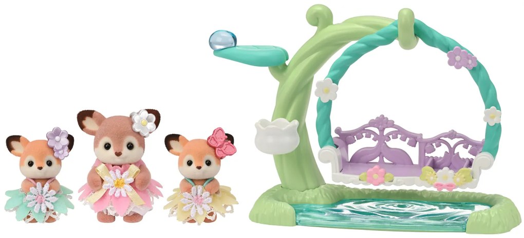 Sylvanian families 5801 jelínci na květinové houpačce