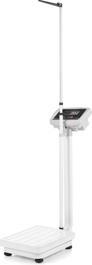 Costway Měřič výšky a hmotnosti výška 75-203 cm hmotnost 0,02-180 kg s LED