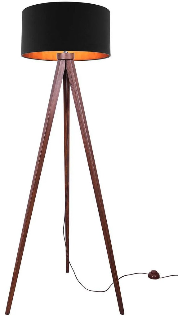Stojící lampa Shade, 1x textilní stínítko (výběr ze 4 barev), (výběr ze 4 barev konstrukce), (fi 40cm), g