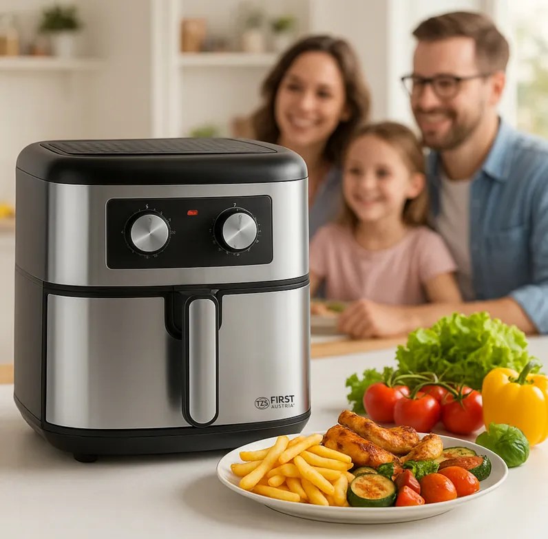 First Austria FA-5053-7 Air Fryer 8L XXL - beztuková fritéza, 1700W, časovač
