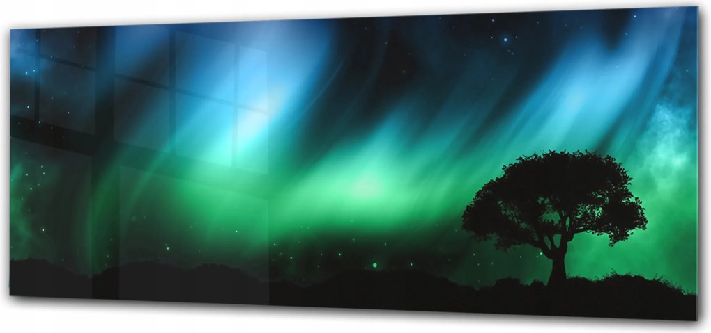 grafika sklo skleněný obraz 100x40 design