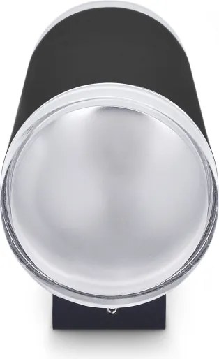 Brilagi - LED RGBW Venkovní nástěnné svítidlo MATERA 2xGU10/6W/230V černá IP54