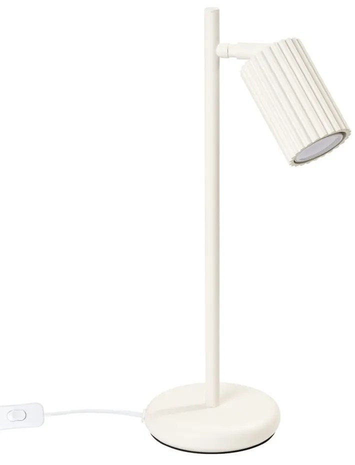 Krémová stolní lampa (výška 43 cm) Gleam – Sollux