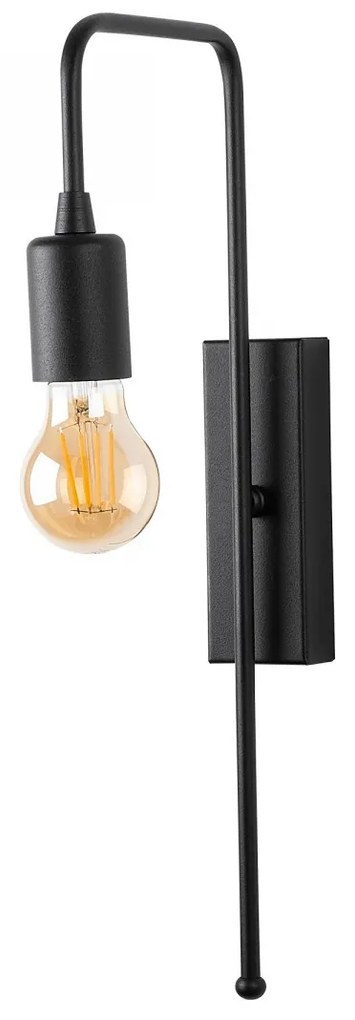 Nástěnná lampa Mum černá