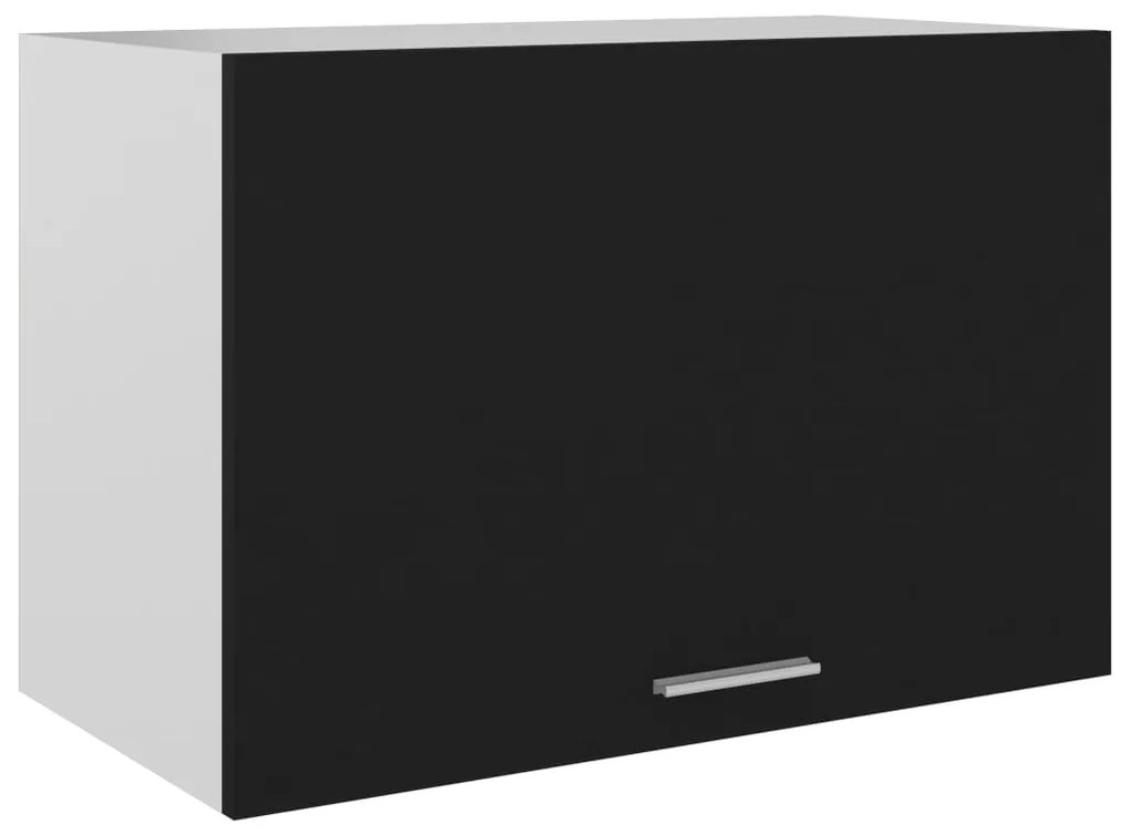 802514 vidaXL Horní skříňka černá 60 x 31 x 40 cm dřevotříska