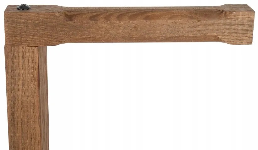 Erga Aurora Small Black, toaletní WC kartáč s dřevěným držákem na WC papír na postavení 19x19x56 cm, hnědá-černá, ERG-SEP-1340STLAZSBLA