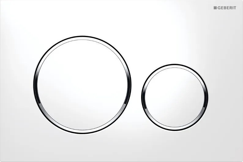 Geberit Sigma20 - Ovládací tlačítko Sigma20, bílá/chrom 115.882.KJ.1