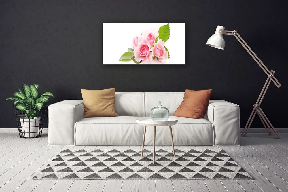 Obraz na plátně Růže Květiny Příroda 120x60 cm