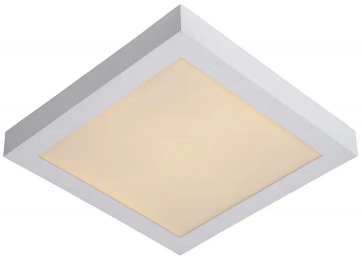 Lucide 28117/30/31 BRICE čtvercové stropní stmívatelné koupelnové LED svítidlo 30W IP44 Stropní svítidla a stropnice