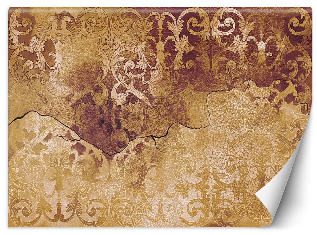 Gario Fototapeta Zlaté vintage ornamenty Materiál: Vliesová, Rozměry: 200 x 140 cm