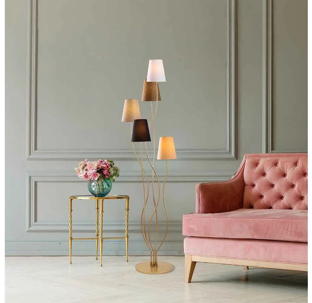 Designová stojanová lampa Daneil II 160 cm vícebarevná