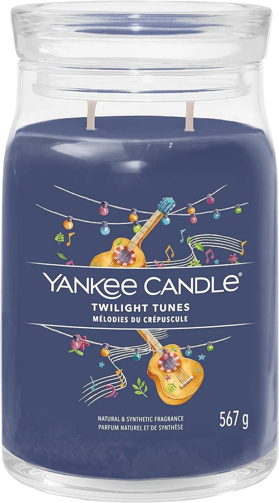 Yankee Candle vonná svíčka Signature ve skle velká Twilight Tunes 567g