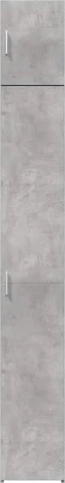 Úložná skříňka betonově šedá 30x42,5x225 cm kompozitní dřevo 3281262