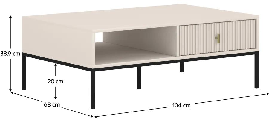 Konferenční stolek, cashmere, MAGIRA MA05
