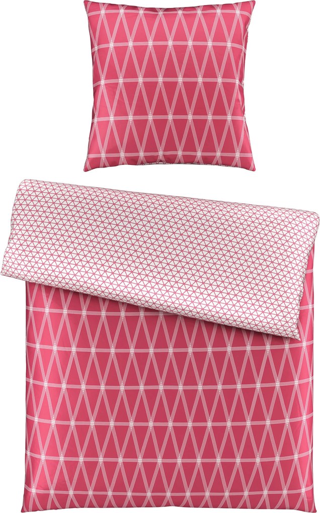 XXXLutz OBOUSTRANNÉ POVLEČENÍ, satén, pink, 135/200 cm Novel - Online Only povlečení - 005993009303