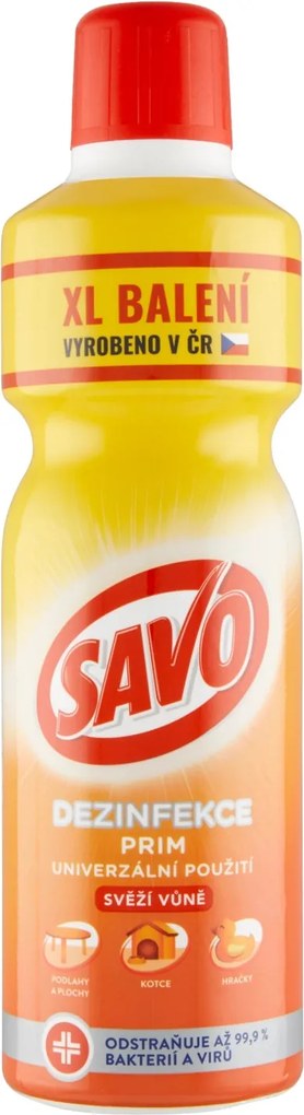 SAVO Prim Svěží vůně dezinfekční prostředek 1,2 l
