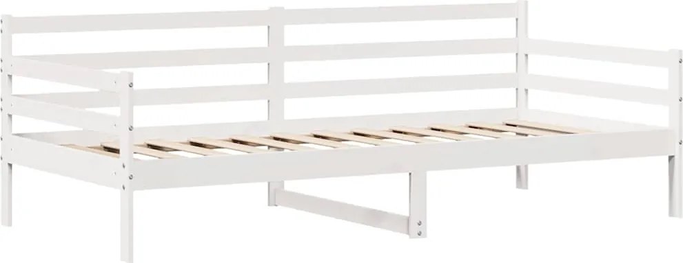 Válenda se zásuvkami bílá 90 x 190 cm masivní borovice 3302062