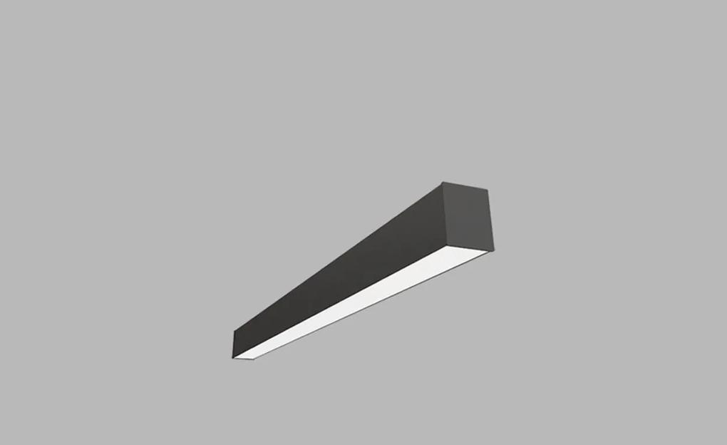 Led2 Stropní lineární LED svítidlo LINO 90 cm Barva stínidla: prismatic, Stmívání: Casambi TW, Barva svítidla: černá
