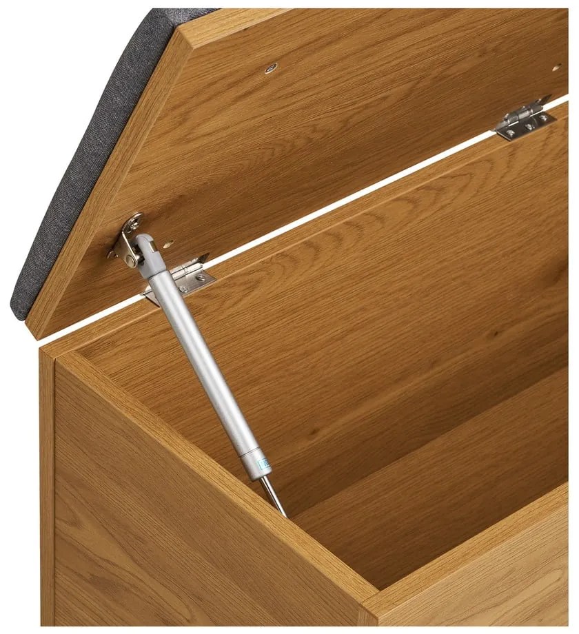 Truhla v dekoru dubu v přírodní barvě 92x48x33 cm Barco – House Nordic