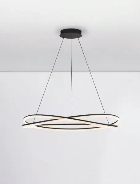 Designový lustr Ophelia černá