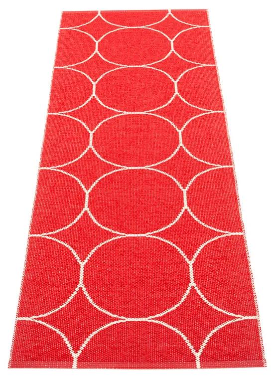 Vinylový koberec Pappelina BOO Red/Vanilla velikost: 70x200cm
