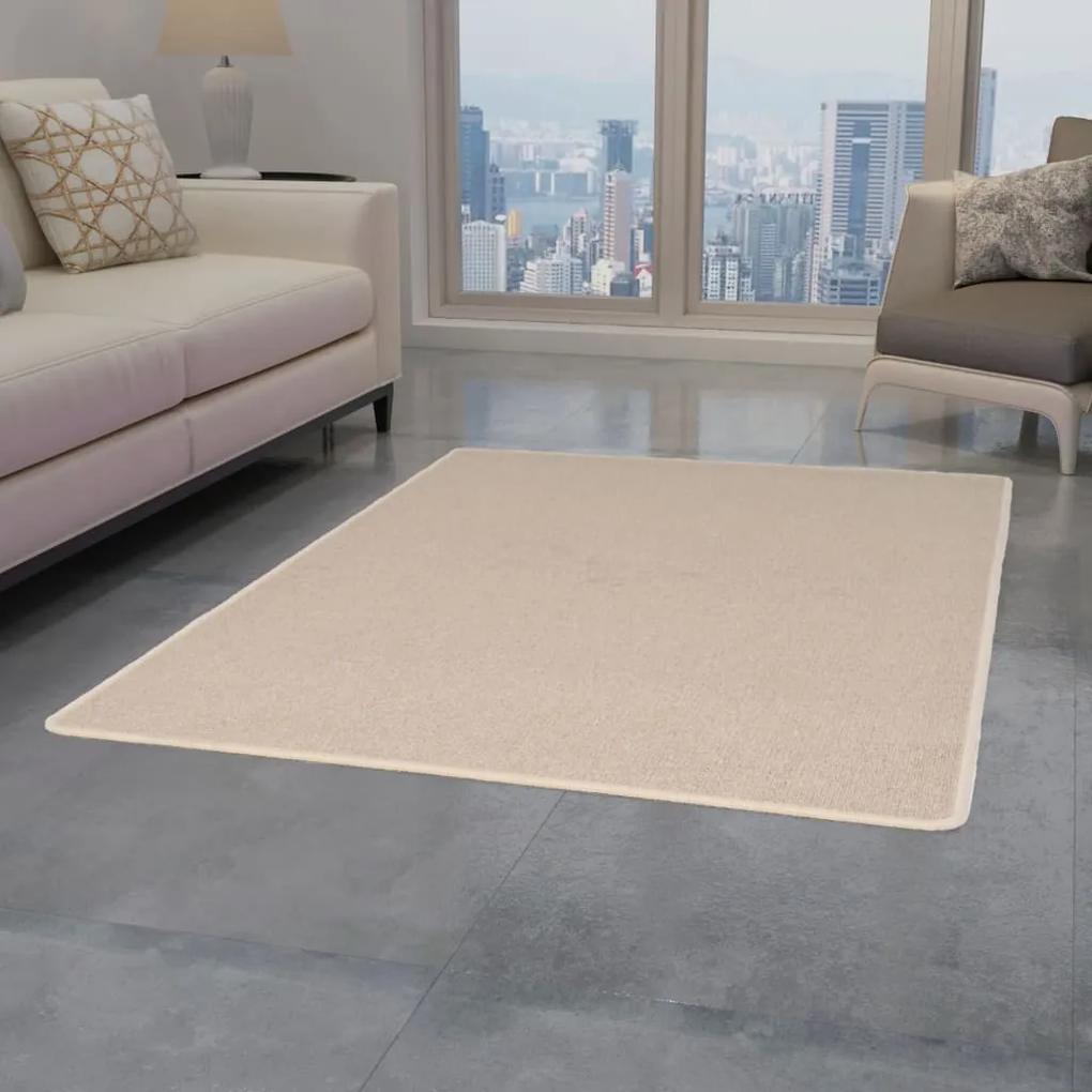 132745 vidaXL Všívaný koberec 160 x 230 cm béžový