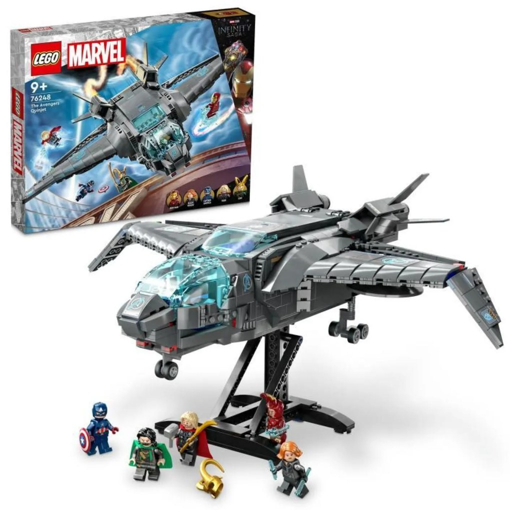 Lego stavebnice lego marvel 76248 stíhačka avengers quinjet