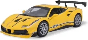 Bburago Ferrari Racing 488 Challenge Yelow / měřítko 1:24