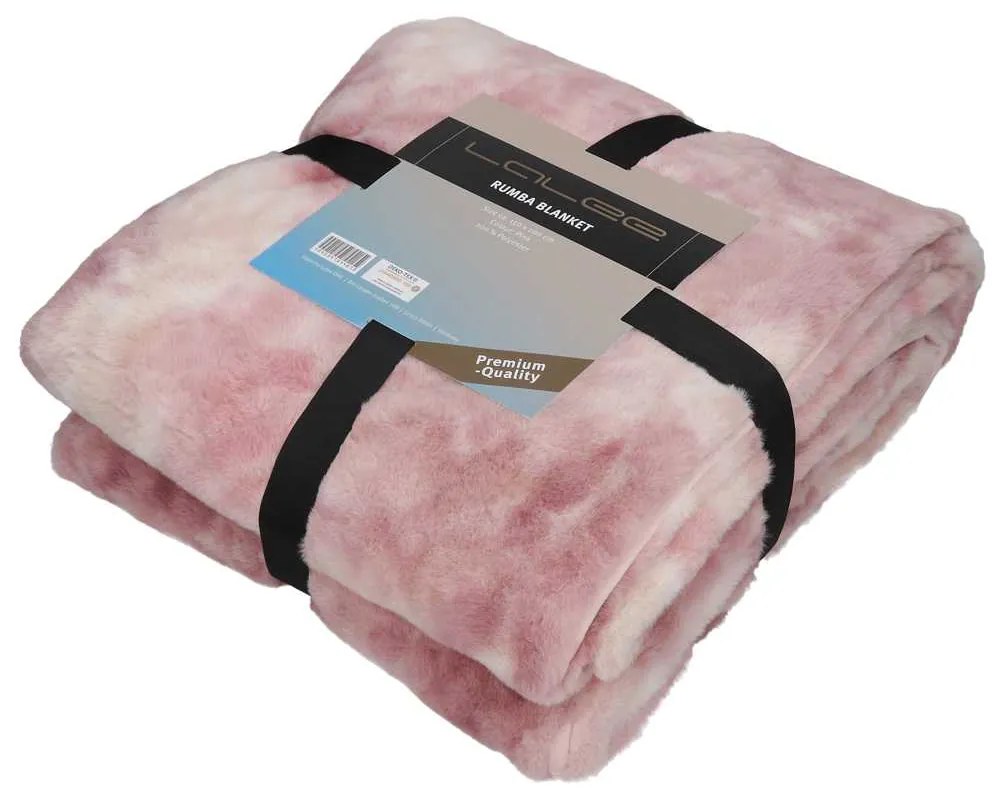 Lalee Deka Rumba Blanket Pink Rozměr textilu: 150 x 200 cm