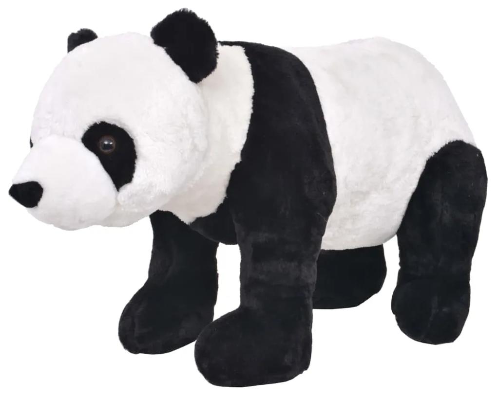 91339 vidaXL Stojící plyšová hračka, panda, černobílá, XXL