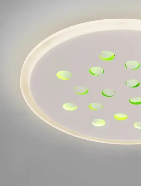 Moderní stropní svítidlo Astraeus RGB 45 s dálkovým ovládáním