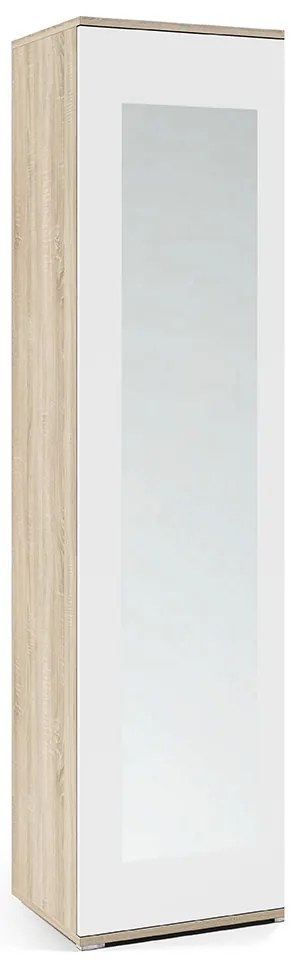 Eka Šatní skříň Trinity 45 cm, se zrcadlem Barva dřeva: Grafit