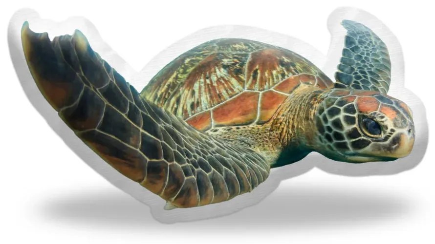 Sablio 3D polštář ve tvaru Želva