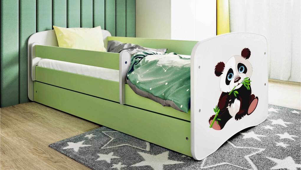 XXXLutz POSTEL PRO DĚTI A MLÁDEŽ 80/160 cm, zelená, bílá MID.YOU - Dětské pokoje sestavy - 00214200023L