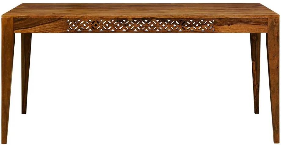 Jídelní stůl z masivního palisandrového dřeva Massive Home Rosie, 90 x 200 cm
