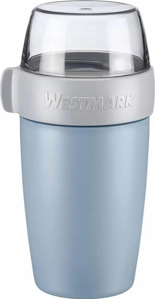Westmark Dvoudílná dóza na svačinu, 700 ml, modrá, S